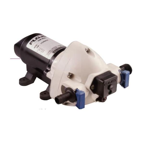 蛇口の吐出圧力に応じてモーターをコントロールするポンプです。ギャレー用中型圧力ポンプです。■流量：11L/ 分■自吸：2.7m■最大圧力：3.4kg/cm2（12V）、2.8kg/cm2（24V）　■短時間空運転可■圧力スイッチ付■静寂作動...