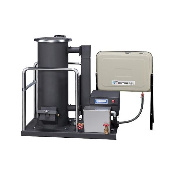 SG-50DX　タンク付《特長》●自社から排出される廃油をそのまま燃料に使用でき暖房費を節約することができます。●燃焼方式はガス化燃焼方式（ポット式）です。●シリーズ標準機で暖房能力が大きい機種となります。《用途》●工場向けに。《仕様》外形...