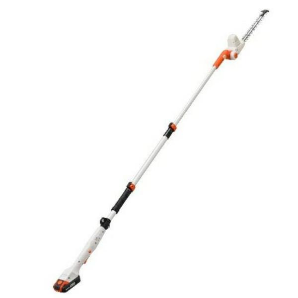 商品の特徴工進　KOSHIN　SPH-1820K　充電式ポールヘッジトリマー 軽量タイプ 18V●持った瞬間「軽い!」と分かる、高所もラクに剪定できる!軽い！業界最軽量 2.3kg※2020年3月18Vポールヘッジトリマ弊社調べヘッド角度の...