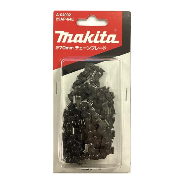 ガイドバー長さ 270mmチェン型式 25APドライブリンク数 64Eドライブリンク厚（ゲージ厚）1.3mmピッチ インチ 1/4"（お届けに関して）・ネコポスまたはクロネコゆうパケットで発送します。・郵便受けにお届けします。・配達状況の追...