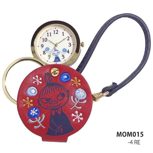 ムーミングッズ 時計 ストラップ ハングウォッチ ルーペ付き MOM015 懐中時計 おしゃれ バッグチャーム 携帯時計 メンズ レディース キッズ 便利 バック取手 ベルト通し ベルトループ バックループ ムーミン ムーミン一家 ミイ ス...