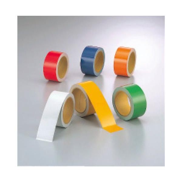■サイズ：50mm幅×10ｍ巻(0.2mm厚)■材質　：ポリエステル樹脂フィルム■カラー：白/黄/緑/赤/青/オレンジ