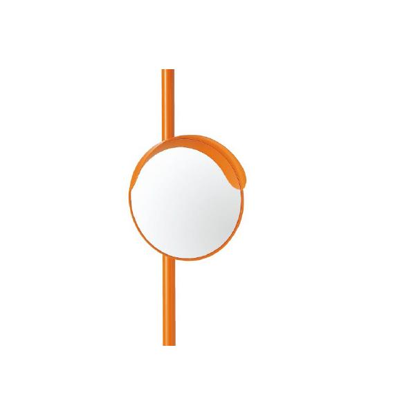 <カーブミラー 丸型 300ｍｍφ 一面鏡 ポール付>■仕様■サイズ：ミラー：300mmφ        ポール：34φ×2400mm材質　：ミラー：アクリル　　　　ポール：鉄その他：構内設置用　　　　一面鏡　　　　34φポール...
