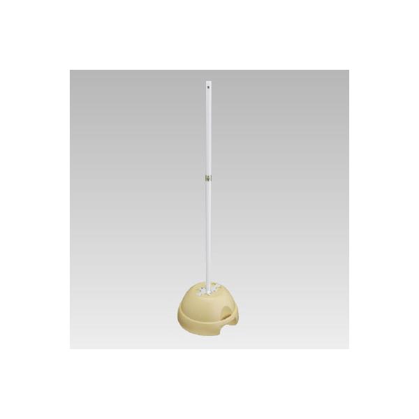 ポールとベースのセット商品です■ベースサイズ：500φ×260mmH■ポールサイズ：38.1φ×1800mmH■ベース材質：高密度ポリエチレン■重量：約3kg(水満量時：約33kg)■付属品：フリーリング付