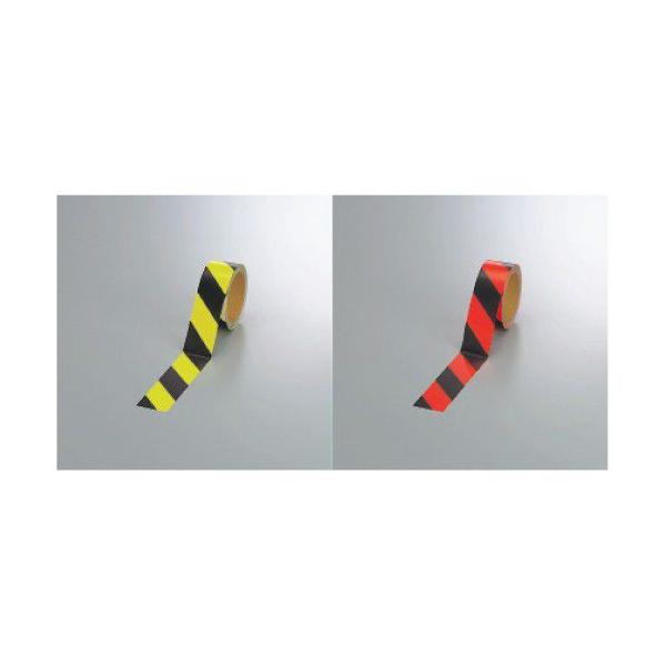 【黄黒(864-60)】■サイズ：45mm幅×10ｍ巻(0.15mm厚)■材質　：ポリエステル樹脂、ガラス球反射層、アクリル系粘着剤■仕様　：黄色部反射【オレンジ黒(864-63)】■サイズ：45mm幅×10ｍ巻(0.13mm厚)■材質　：...