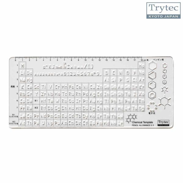 品名：ケミカルテンプレート製品コード：003-005サイズ：約 横23.5×縦10（cm）厚み：約0.1（cm）重量：約 10g内容量：1枚材質：アクリル生産国：日本製