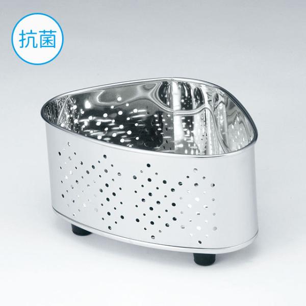 【3980円以上のご購入で送料無料(地域限定)】三角コーナー  ミニ 抗菌ステンレス 日本製 CK-119 ステンレス