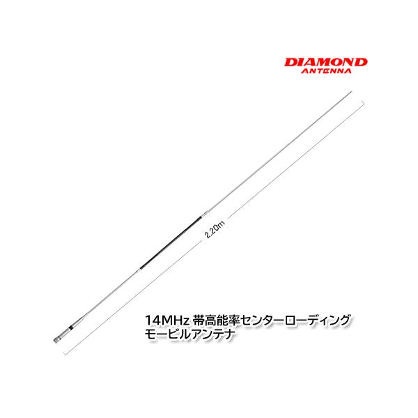 ● 価格：14,520円（税込）13,200円（税別）● 全長：2.2m　● 重量：560g● 耐入力：200W（SSB）● インピーダンス：50Ω　● VSWR：1.5以下（共振周波数において）● 接栓：M-P　● 形式：1/4λセンター...