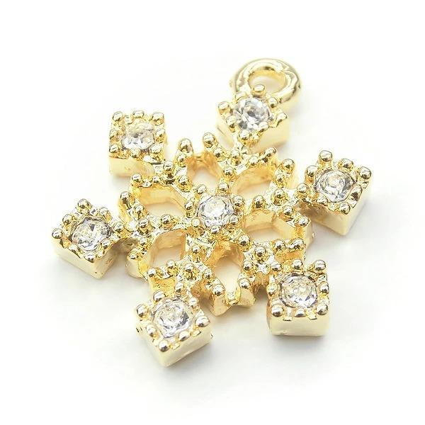 レディース 金属パーツ メタルパーツ アクセサリーパーツデコ土台材料＆素材手芸 ゴールド＆シルバーカラー 上品できれい＆安いかわいい 質が違うL&amp;A original parts【素材】合金＋各色コーティング ストーン部分はガラス製...