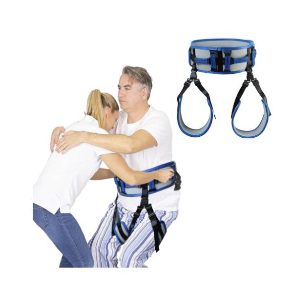 立ち上がり補助ベルト介護・リハビリ時等、補助にかかる負担を軽減できる補助ベルトです。ベルトを利用者の腰に巻くだけで、立ち上がりや移乗・リハビリ時の歩行等の負担を軽減することができます。●通気性のよいメッシュ素材通気性のあるメッシュ生地は柔ら...