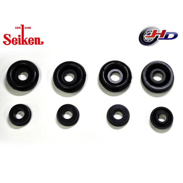 Seiken セイケン カップキットホイールシリンダーのオーバーホールキットです。●ゴムカップは摺動によって消耗劣化したり、スラッジによって傷みます。●摩耗すると十分に液圧が保持できず、ノーブレーキになる恐れが あります。定期交換をお勧めし...