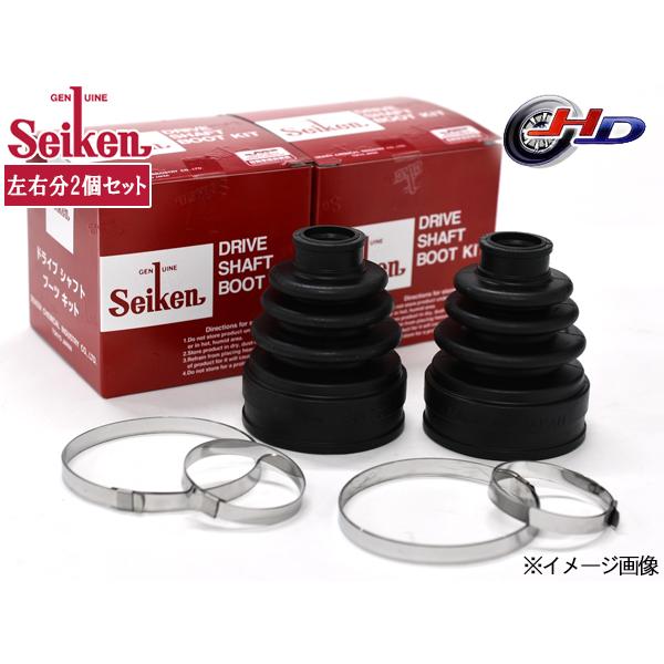 ■Seiken(セイケン) ドライブシャフトブーツ 左右2個セット 分割なし 600-00170■適合車種メーカー：スズキ車種：ワゴンR型式：MH44S年式：H26.06〜エンジン型式：R06A使用箇所：フロント側　インナー　左右共通 左右...