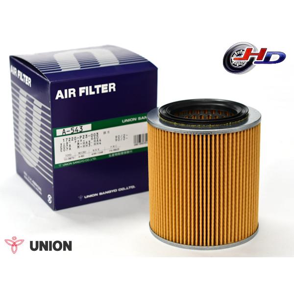 ユニオン産業 (UNION) エアーエレメント エアークリーナー A-543■エアーエレメントとは…エンジンに吸い込まれる空気をろ過するフィルターの働きをします。空気に含まれるゴミや粉塵を吸収するため、定期的な清掃や交換が必要です。汚れた状...