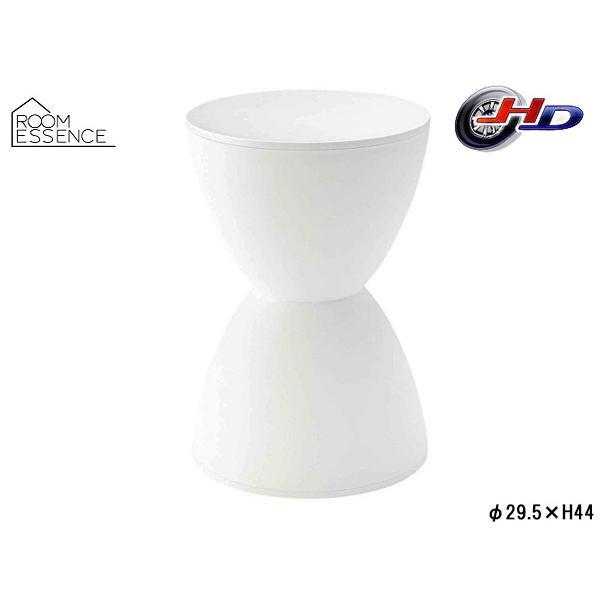 東谷 （あずまや） スツール ホワイト砂時計のようなシルエットの個性的なスツール。メーカー：東谷 （ あずまや AZUMAYA ）品番：PC-680WH商品名：スツールカラー：ホワイトサイズ(cm)：φ29.5×H44本体素材：ポリプロピレ...