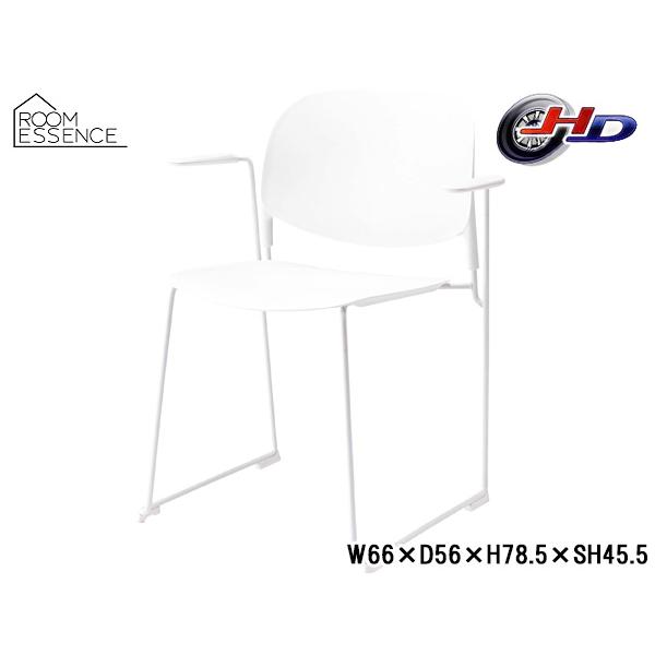 東谷 （あずまや） アームチェア ホワイトメーカー：東谷 （ あずまや AZUMAYA ）品番：PC-863WH商品名：アームチェアカラー：ホワイトサイズ(cm)：W66×D56×H78.5×SH45.5本体素材：スチール(粉体塗装) ポリ...