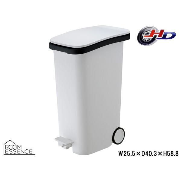 東谷 （あずまや） スムース ペダルダストボックス31 ホワイトシンプルでありながらラグジュアリー感を与えるモダンテイストのダストボックスです。掃除などで動かす時に便利な車輪付き。 AZUMAYA 品番：RSD-621WH商品名：スムース ...