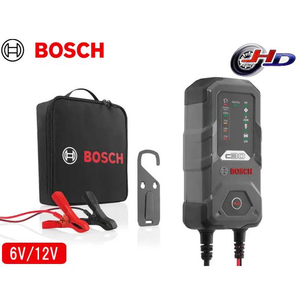 ■BOSCH (ボッシュ) バッテリーチャージャー 6V/12V BBC-C306V/12V用BAT-C3後継機種・基本機能を継承●主な変更点・充電進捗状態のLED表示変更・R(再生)モード追加・上書きモード追加・専用保管用バッグ追加・耐衝...