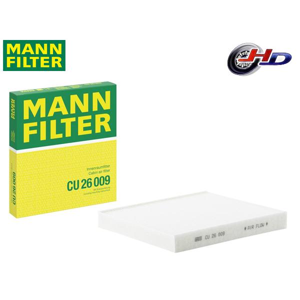 ■MANN エアコンフィルター CU26009・エアコンフィルター(ベーシック/除塵フィルター)除じんフィルターは、流入する空気から粒子を分離します。マンフィルターでは、フィルターの性能に誇りを持っており、有害な粒子を最大95％抽出するため...