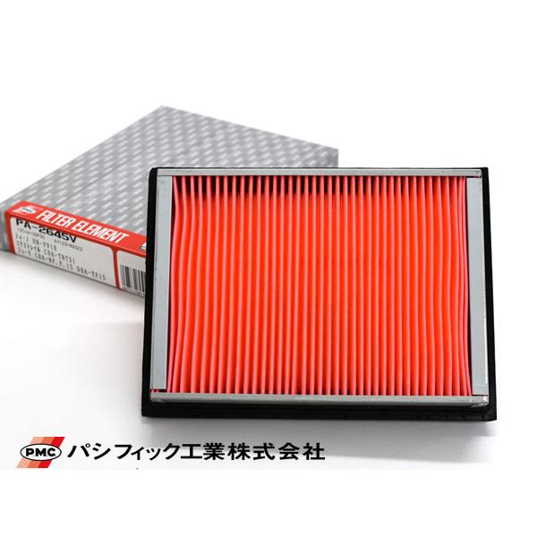 パシフィック工業 PMC エアーエレメント PA-2645V■エアーエレメントとは…エンジンに吸い込まれる空気をろ過するフィルターの働きをします。空気に含まれるゴミや粉塵を吸収するため、定期的な清掃や交換が必要です。汚れた状態で使い続けると...