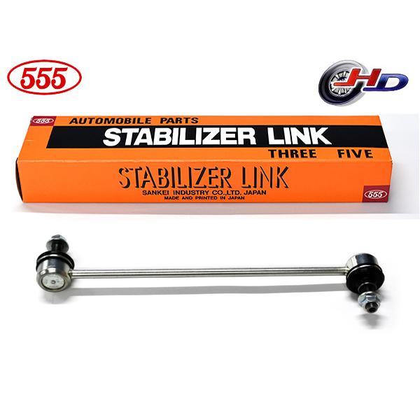 スタビライザーリンク スタビリンク　フロント■品番　 SL-S140-M■製品　555 スリーファイブ 三恵工業■使用箇所　フロント用/ 左右共通■1本入り　（ナット2個付）※車両によってリンクの長さ(品番）が違いますので確認が必要です。※...
