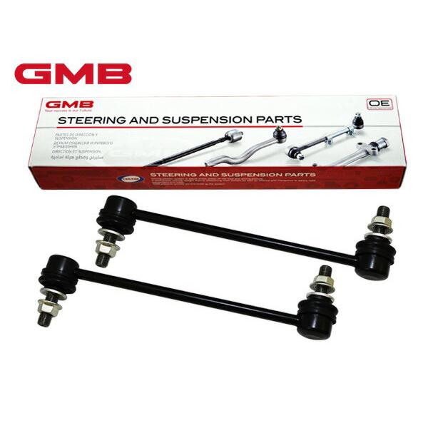 スタビライザーリンク　スタビリンク■品番　1001-07501■製品　GMB　ジーエムビー■使用箇所　フロント用/左右共通■2本入り　（ナット2個/1本あたり）※車両によってリンクの長さ(品番）が違いますので確認が必要です。 ※仕様変更によ...