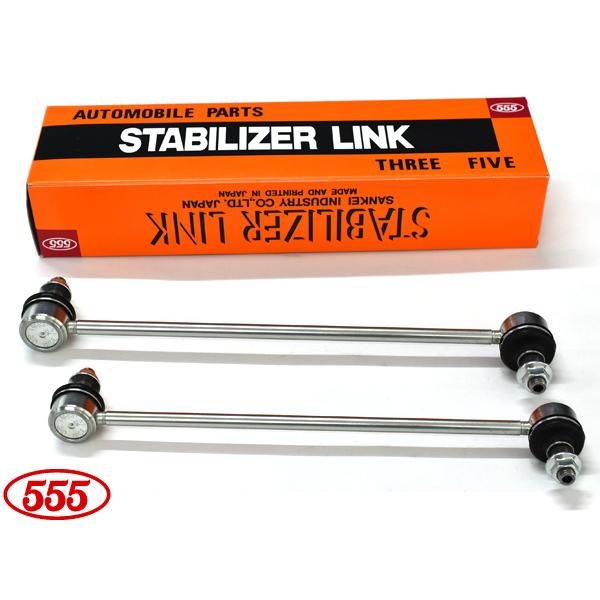 スタビライザーリンク　フロント用 スタビリンク ■品番　SL-1860-M■製品　555 スリーファイブ 三恵工業■使用箇所　フロント 左右共通■左右分2本セット（ナット2個付/1本につき）車種： マツダ 　CX-5型式： KFEP KF2...