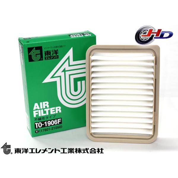 東洋エレメント エアーエレメント TO-1906F■エアーエレメントとは…エンジンに吸い込まれる空気をろ過するフィルターの働きをします。空気に含まれるゴミや粉塵を吸収するため、定期的な清掃や交換が必要です。汚れた状態で使い続けると、エンジン...