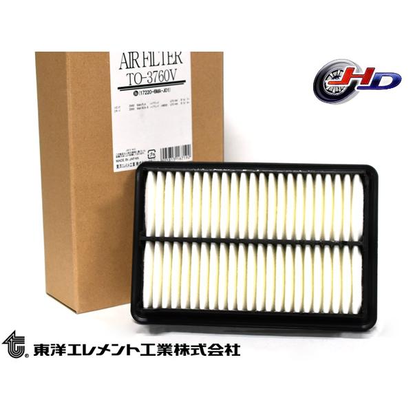 東洋エレメント エアーエレメント TO-3760V■エアーエレメントとは…エンジンに吸い込まれる空気をろ過するフィルターの働きをします。空気に含まれるゴミや粉塵を吸収するため、定期的な清掃や交換が必要です。汚れた状態で使い続けると、エンジン...