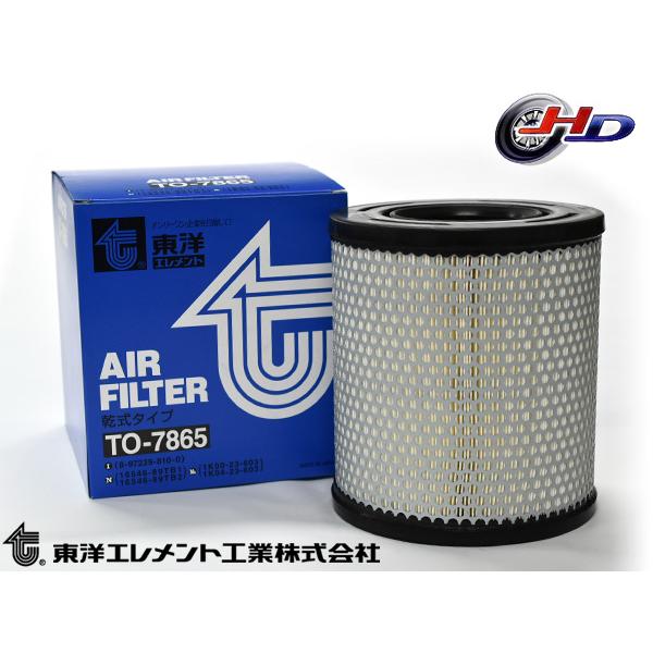 東洋エレメント エアーエレメント TO-7865■エアーエレメントとは…エンジンに吸い込まれる空気をろ過するフィルターの働きをします。空気に含まれるゴミや粉塵を吸収するため、定期的な清掃や交換が必要です。汚れた状態で使い続けると、エンジンの...