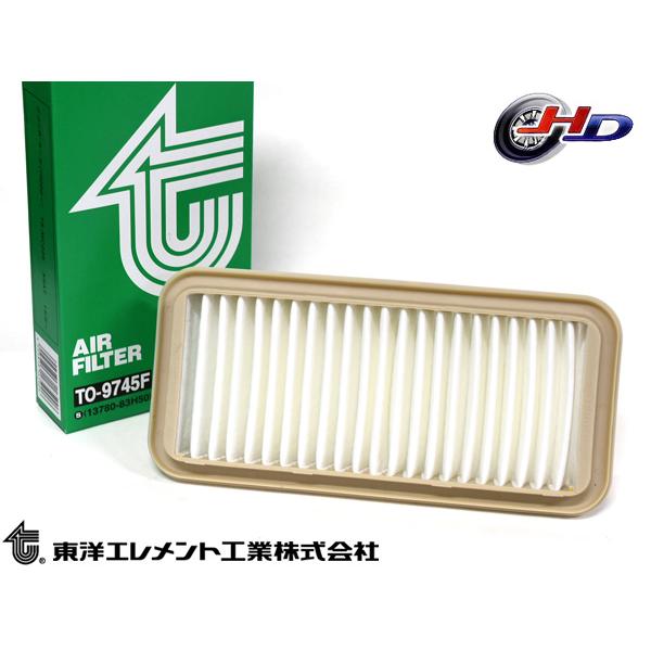 東洋エレメント エアーエレメント TO-9745F■エアーエレメントとは…エンジンに吸い込まれる空気をろ過するフィルターの働きをします。空気に含まれるゴミや粉塵を吸収するため、定期的な清掃や交換が必要です。汚れた状態で使い続けると、エンジン...