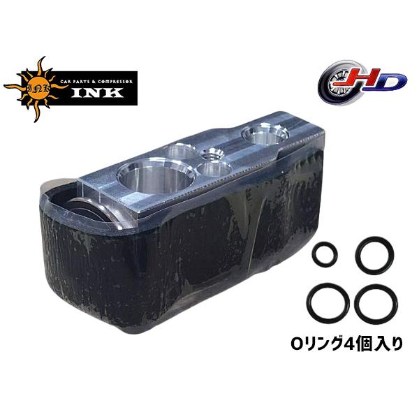 INK エキスパンションバルブ TYP011エアコンガスを噴霧する為のバルブです。霧吹き状の出口が詰まりによるトラブルで交換需要が多い商品です。コンプレッサーの交換の際、エキスパンションバルブとの同時交換を推奨しております。■参考車種メーカ...