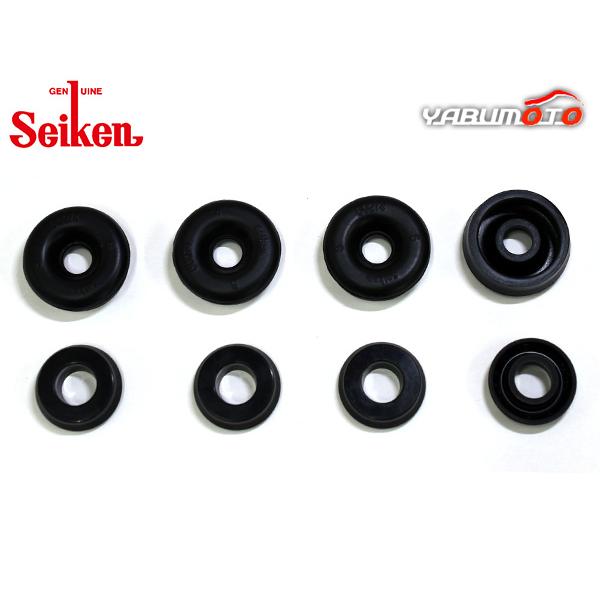 Seiken セイケン カップキットホイールシリンダーのオーバーホールキットです。●ゴムカップは摺動によって消耗劣化したり、スラッジによって傷みます。●摩耗すると十分に液圧が保持できず、ノーブレーキになる恐れが あります。定期交換をお勧めし...