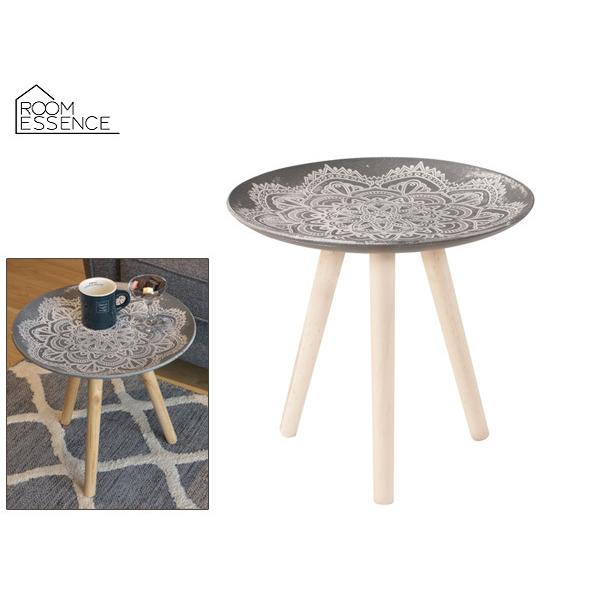 トレーテーブルM 東谷 （あずまや）◆モロッコ風の模様が美しいトレーテーブル。用途に合わせて様々なシーンで使えます。メーカー 東谷 （ あずまや AZUMAYA ）品番 LFS-191A商品名  トレーテーブルMサイズ φ40×H37仕様 ...