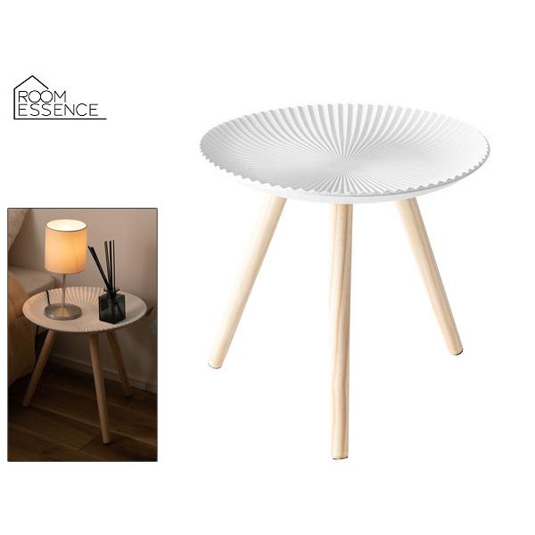 トレーテーブルM 東谷 （あずまや）◆模様が美しいトレーテーブル。用途に合わせて様々なシーンで使えます。メーカー 東谷 （ あずまや AZUMAYA ）品番 LFS-191C商品名  トレーテーブルMサイズ φ40×H37仕様 繊維板 天然...