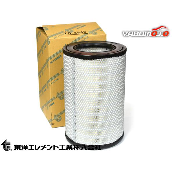 東洋エレメント エアーエレメント TO-2848■エアーエレメントとは…エンジンに吸い込まれる空気をろ過するフィルターの働きをします。空気に含まれるゴミや粉塵を吸収するため、定期的な清掃や交換が必要です。汚れた状態で使い続けると、エンジンの...
