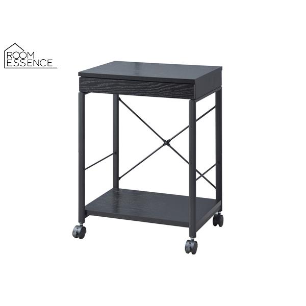 デスクワゴン 東谷 （あずまや）◆スチール×木目の組み合わせのワゴン。スタイリッシュな空間を演出します。メーカー 東谷 （ あずまや AZUMAYA ）品番 END-330BK商品名 デスクワゴンカラーブラック 黒サイズ W45×D34×H...