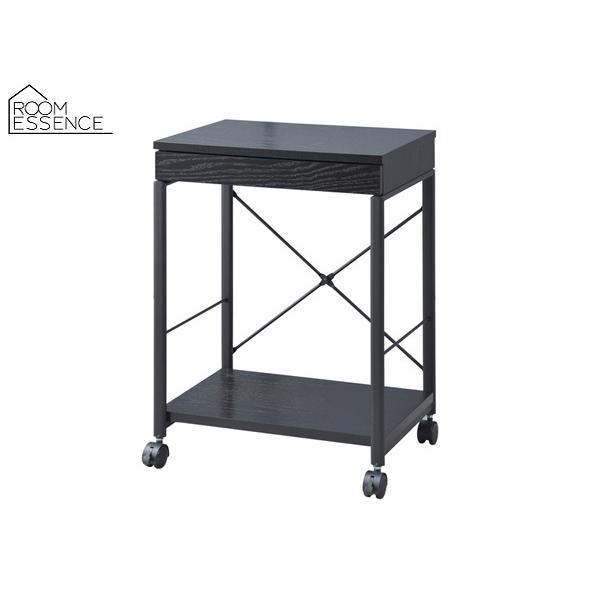 デスクワゴン 東谷 （あずまや）◆スチール×木目の組み合わせのワゴン。スタイリッシュな空間を演出します。メーカー 東谷 （ あずまや AZUMAYA ）品番 END-330BK商品名 デスクワゴンカラーブラック 黒サイズ W45×D34×H...