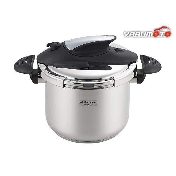 落合務ステンレス圧力鍋22cm■安定して持つことができる両手タイプ。調理の時間が大幅に短縮。料理の素材を損なわずに調理できるので栄養満点！省エネだから光熱費の節約にもなりとっても便利。蓋はハンドルを回して簡単に開閉できる新構造！ ■商品詳細...