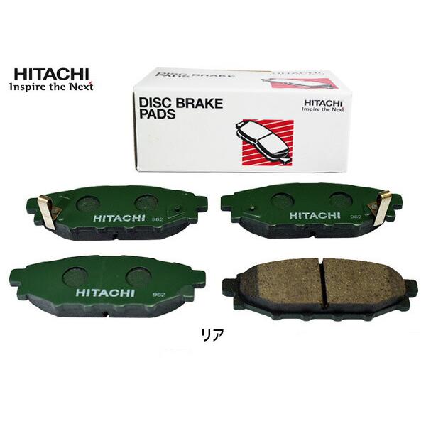 ※適合情報につきましては、モデルチェンジ等により適合が変更される場合も御座いますのでご注意ください。日立 ディスクブレーキパッド リア 4枚セット HF004Z【代表車種】メーカー スバル車種  インプレッサ ＸＶ型式 GP7 GPE GP...