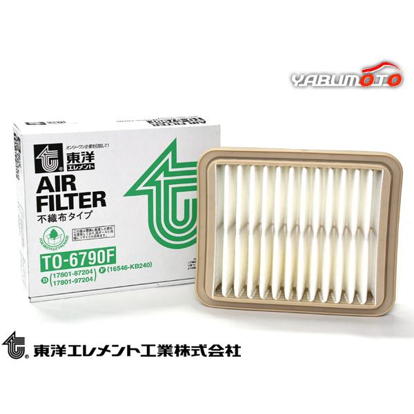 東洋エレメント エアーエレメント TO-6790F■エアーエレメントとは…エンジンに吸い込まれる空気をろ過するフィルターの働きをします。空気に含まれるゴミや粉塵を吸収するため、定期的な清掃や交換が必要です。汚れた状態で使い続けると、エンジン...