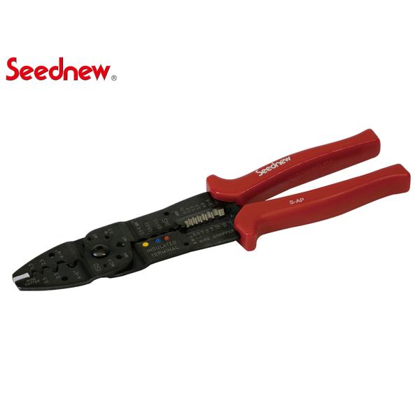 ■折込みタイプ・被膜なし端子・被膜付き端子圧着もこれ1本でおまかせ！【仕　様】■ボルトカッター　M2.6〜M5■ワイヤーストリッパー　0.5〜6mm2■圧着　0.5〜6mm2■ワイヤーカッター【ご確認ください】メール便(ポスト投函)送料無料...