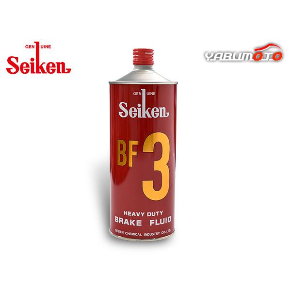 SEIKEN 純正BF3ブレーキ液　1LSeiken ブレーキ液は、厳しい品質管理と技術によってその品質を保証しています■商品詳細 　　名称　自動車用非鉱油系ブレーキ液品番　3100用途・種類　自動車用ブレーキ装置及びクラッチ装置用　　　　...