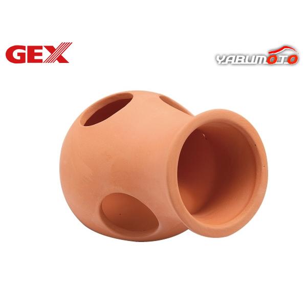 GEX 癒し水景 素焼きの隠れ家 つぼ小魚が落ち着く素焼きの隠れ家魚にやさしい無着色の天然素焼きの隠れ家。【材質 素材】陶土・本製品にて体表を傷つける恐れのある種類、個体には使用しないでください。・本製品のお手入れに洗剤やアルコール、有機溶...