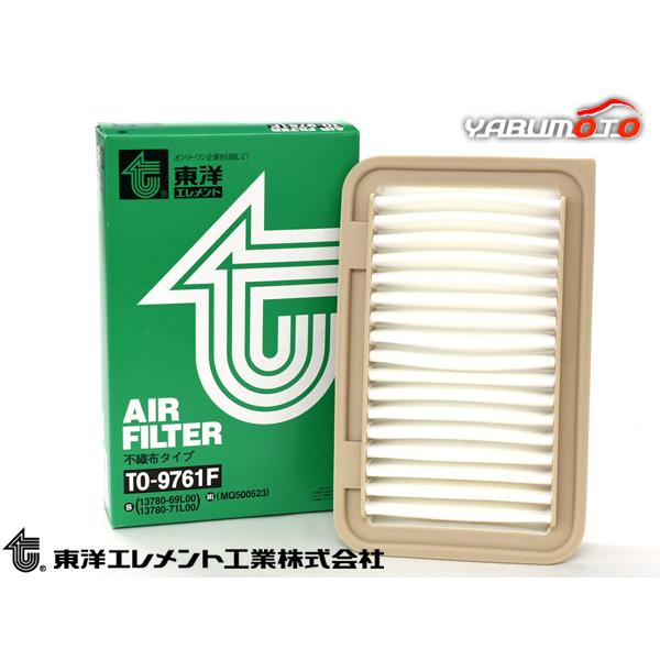 東洋エレメント エアーエレメント TO-9761F■エアーエレメントとは…エンジンに吸い込まれる空気をろ過するフィルターの働きをします。空気に含まれるゴミや粉塵を吸収するため、定期的な清掃や交換が必要です。汚れた状態で使い続けると、エンジン...