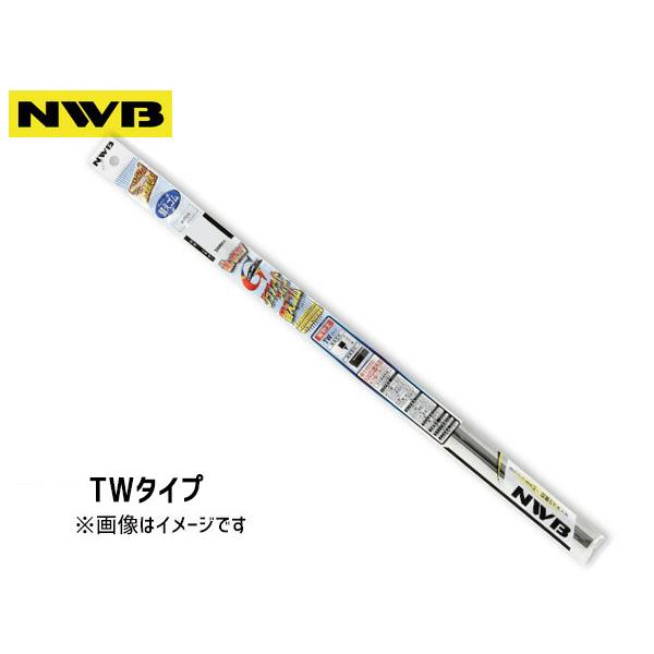 NWB グラファイトワイパー 替えゴム TW2G　(GR9)　450mm　●スムース＆静粛 ラバー表面の炭素微粒子による滑らかな拭きに、スーパーカット製法による高信頼のラバーカット面も相まって、ワイパー作動音は静かそのもの。コーティング剤の...