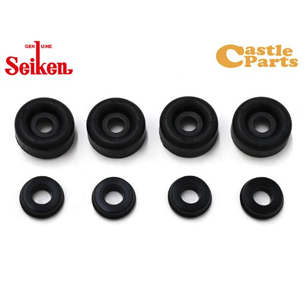 Seiken セイケン カップキットホイールシリンダーのオーバーホールキットです。●ゴムカップは摺動によって消耗劣化したり、スラッジによって傷みます。●摩耗すると十分に液圧が保持できず、ノーブレーキになる恐れが あります。定期交換をお勧めし...