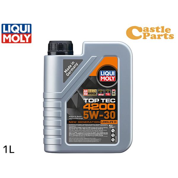 トップテック4200 5W30 1L優れた清浄作用でエンジンをクリーンに保つ、 DPF付きディーゼル車に最適且つガソリン車でも最高のパフォーマンスを発揮するローフリクションエンジンオイルマツダ SKYACTIVエンジンや日産キャラバンなどの...