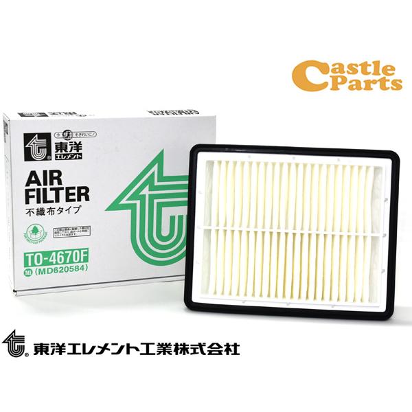 東洋エレメント エアーエレメント TO-4670F■エアーエレメントとは…エンジンに吸い込まれる空気をろ過するフィルターの働きをします。空気に含まれるゴミや粉塵を吸収するため、定期的な清掃や交換が必要です。汚れた状態で使い続けると、エンジン...