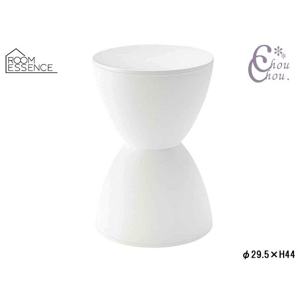 東谷 （あずまや） スツール ホワイト砂時計のようなシルエットの個性的なスツール。メーカー：東谷 （ あずまや AZUMAYA ）品番：PC-680WH商品名：スツールカラー：ホワイトサイズ(cm)：φ29.5×H44本体素材：ポリプロピレ...