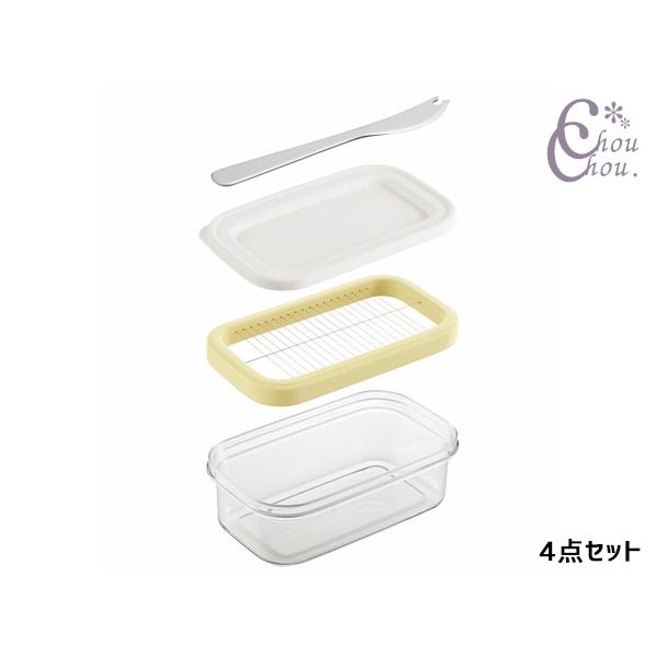 プレミアムカットできちゃうバタ■ギュッとひと押しで、市販のバターを約5グラムのうす切りにカットできる。バターに触れずにカットしてそのままストック。バターが取りやすい、専用のピッキングバターナイフ付 ■商品詳細●現品約17.8×10.8×7....